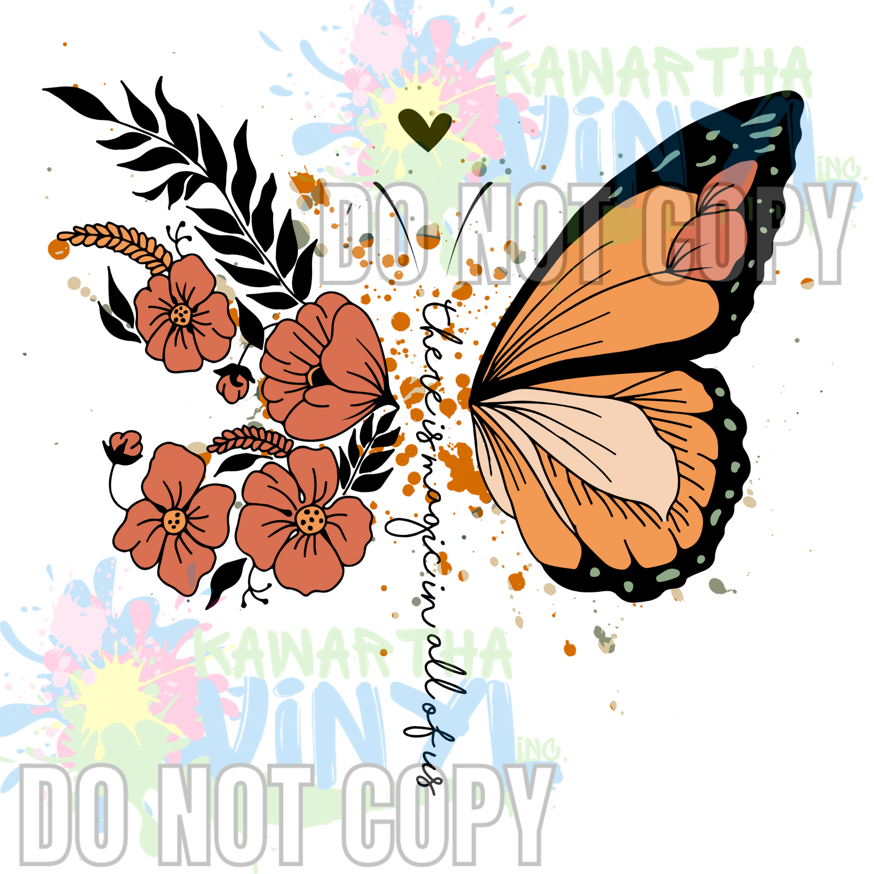 Magic Monarch Sublimation Print – Kawartha Vinyl Inc.