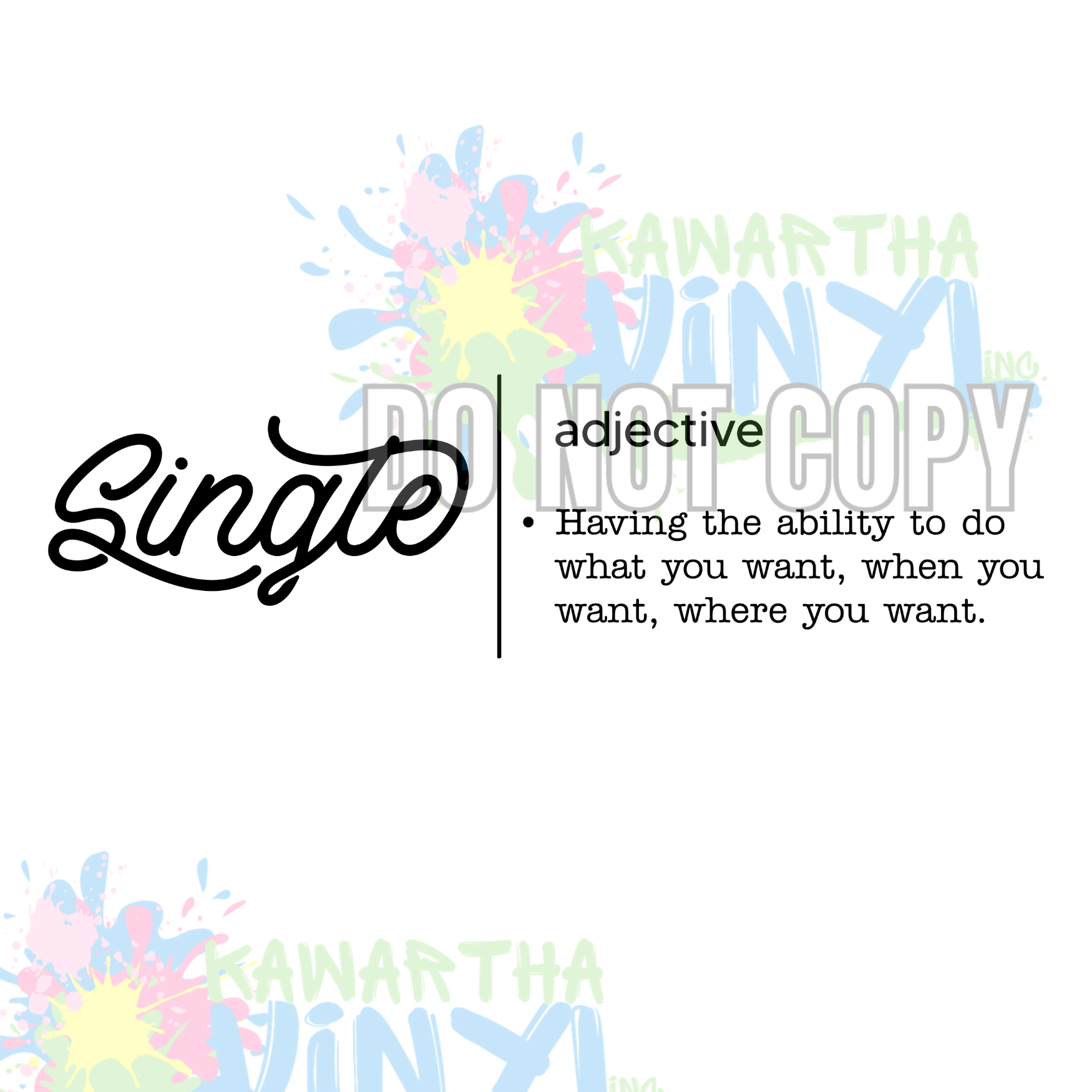 Single Definition Sublimation Print – Kawartha Vinyl Inc.