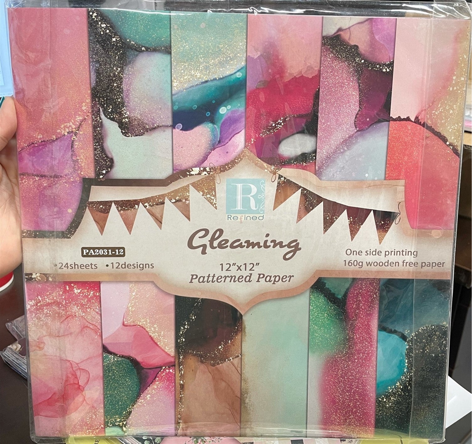 12x12" Cardstock Paper Gleaming – Kawartha Vinyl Inc.