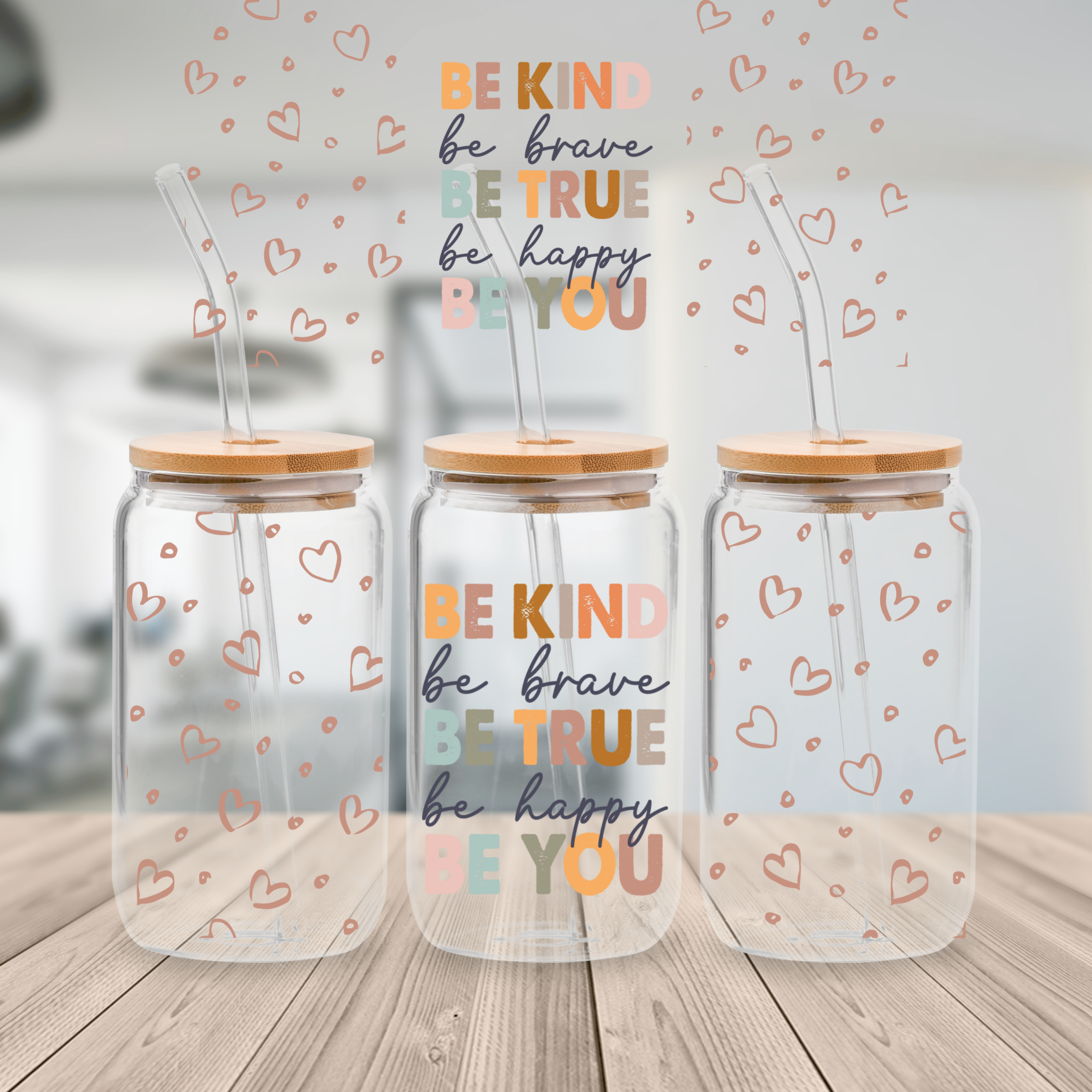 19. Be Kind Be You UV DTF Cup Wrap – Kawartha Vinyl Inc.