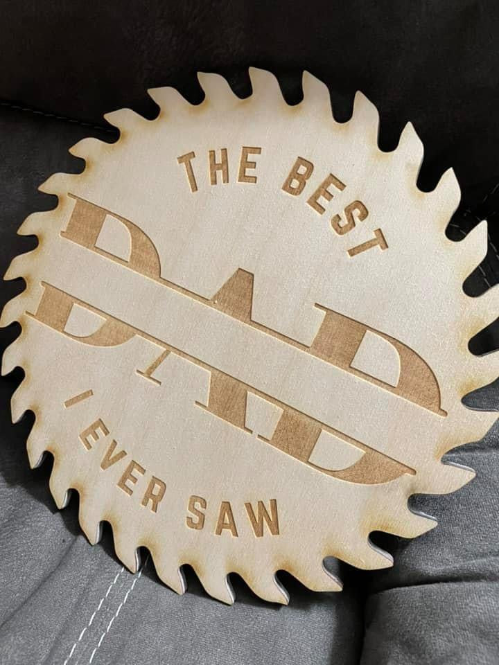 Laser engraved DAD signs – Kawartha Vinyl Inc.